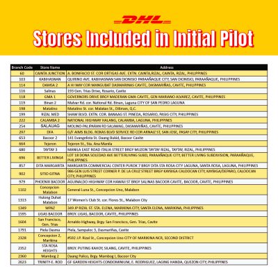 7-Eleven | DHL Document Drop Off at Selected Stores