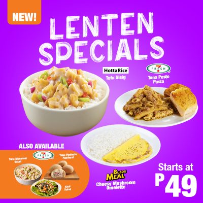 7-Eleven | Tofu Sisig, Tuna Pesto Pasta, and Cheesy Mushroom Omelette
