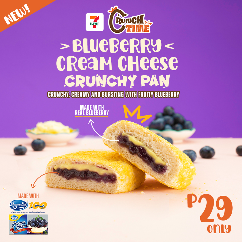 7-Eleven | Blueberry Cream Cheese Crunchy Pan